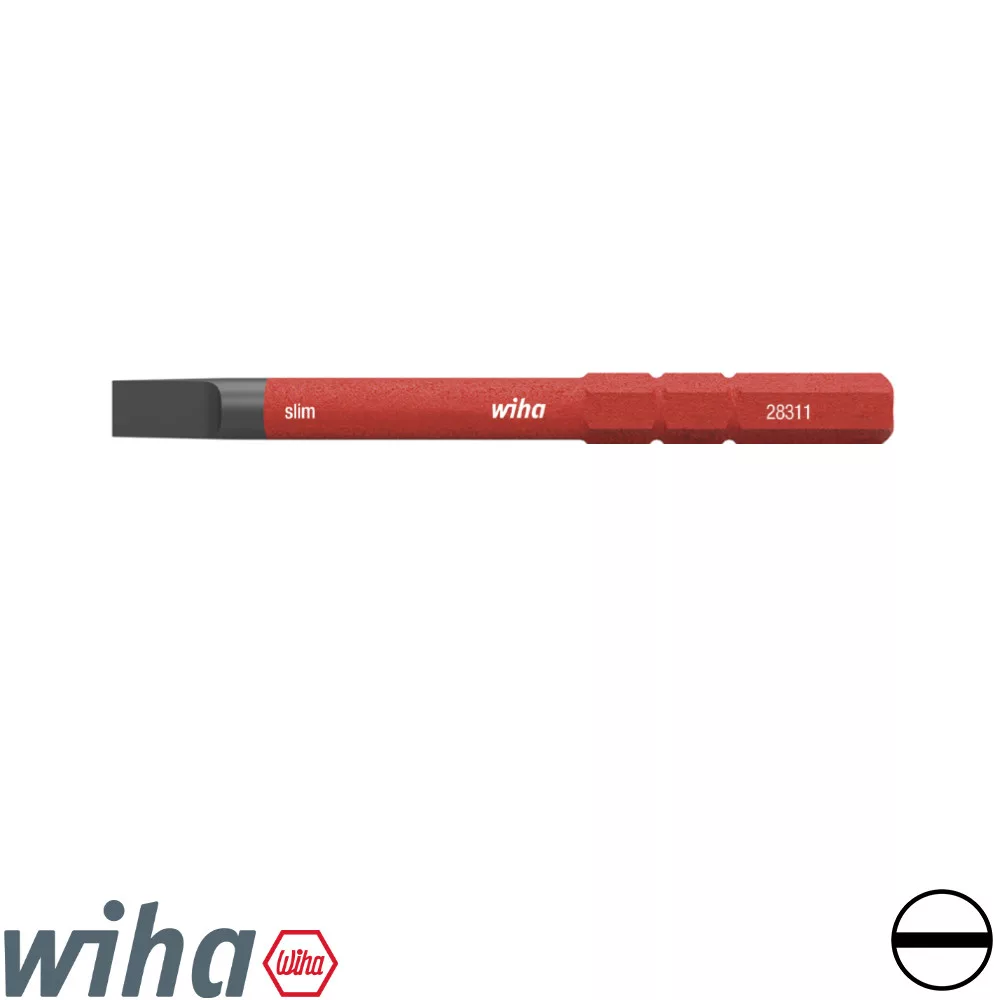 Wiha 34580 slimBit szigetelt lapos bit - SL 4x75 mm (VDE 100